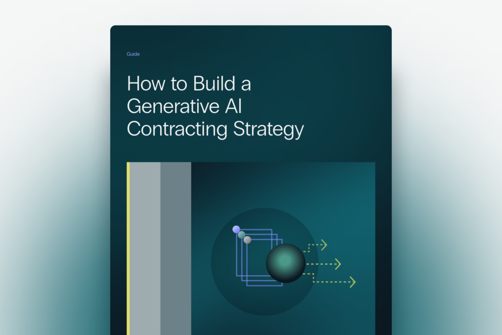 Contracting Strategy: How to Build using GenAI - Sirion Report