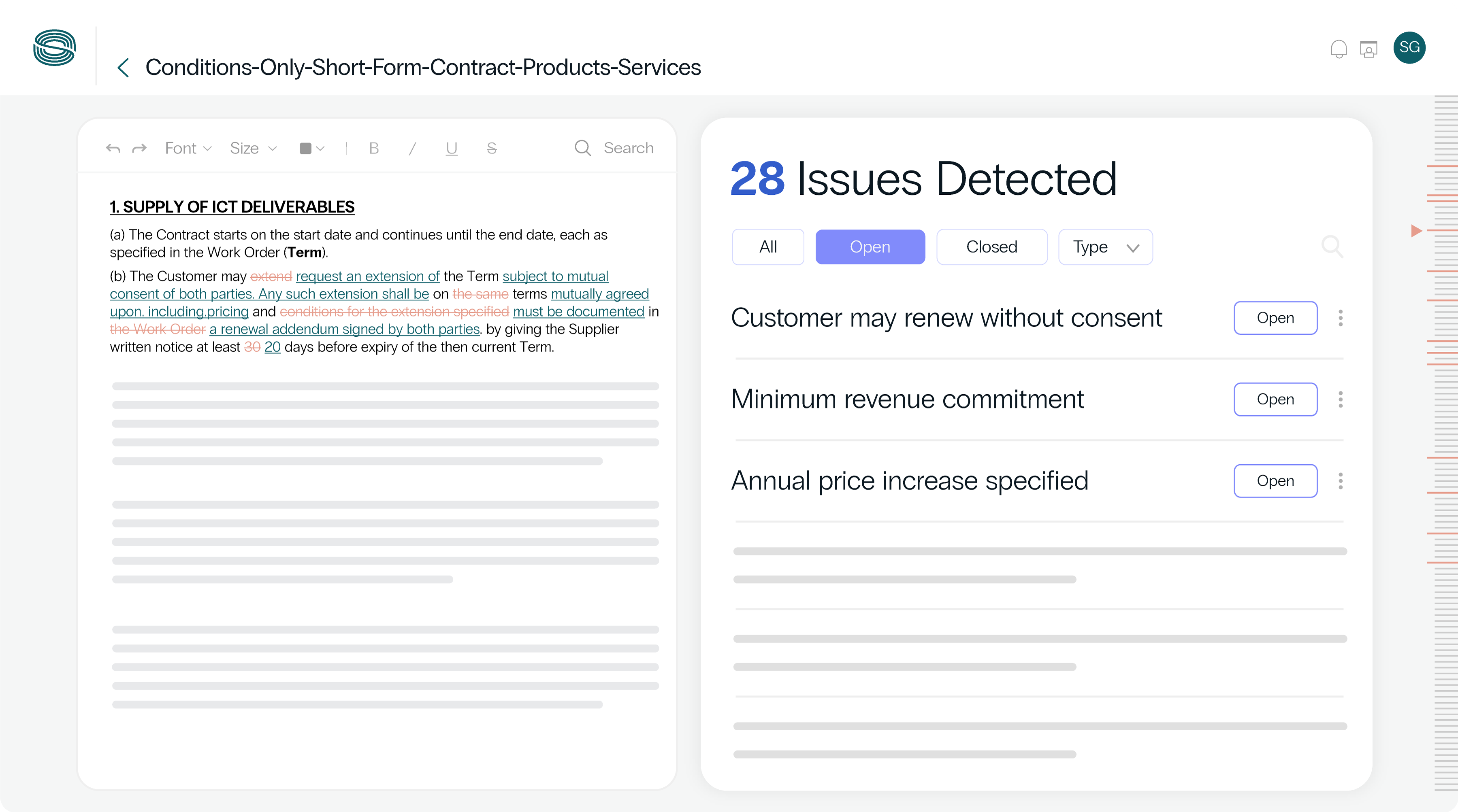 Contract Review Software with AI Automation - Sirion