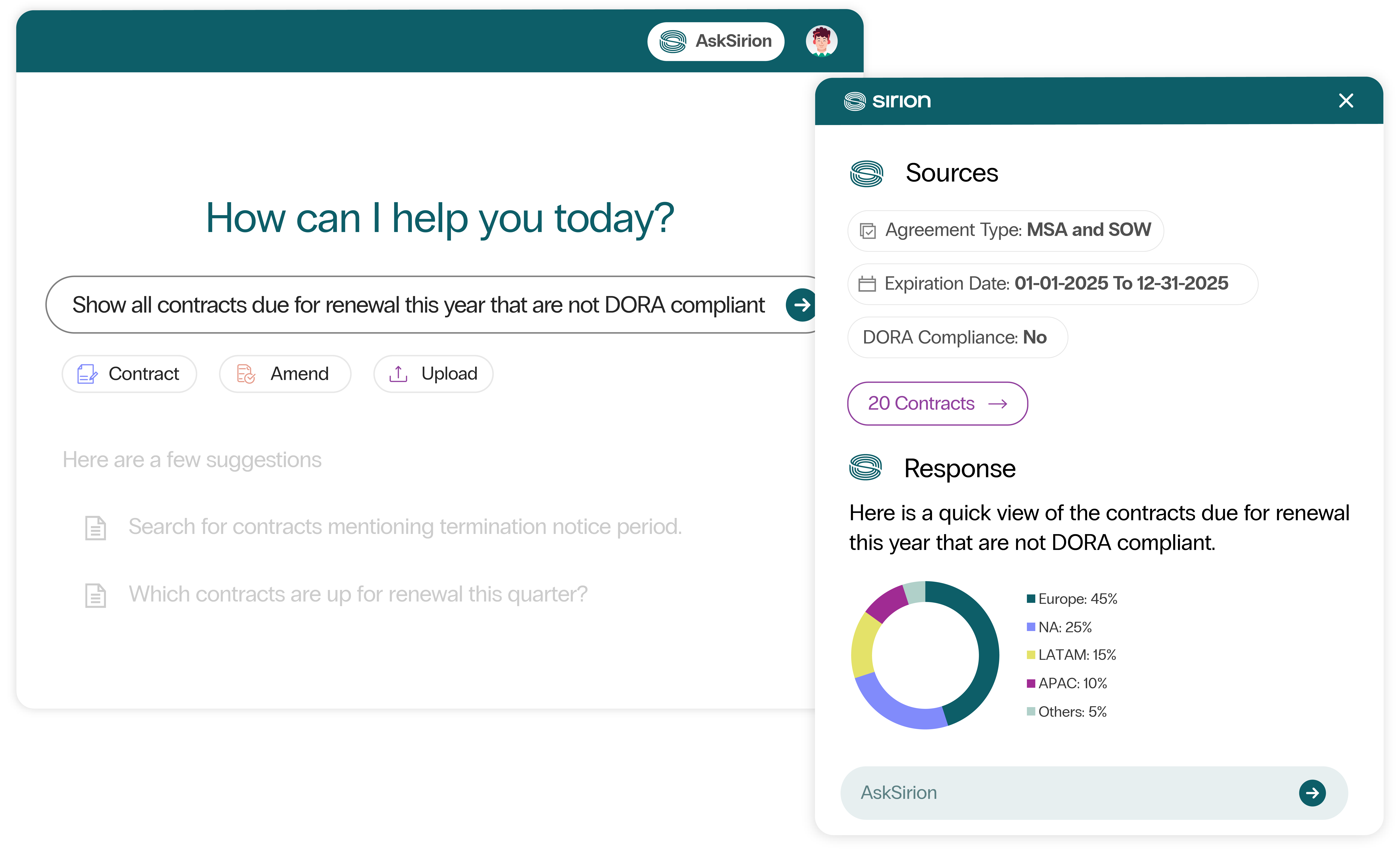 Trustworthy AI Contract Insights - Sirion
