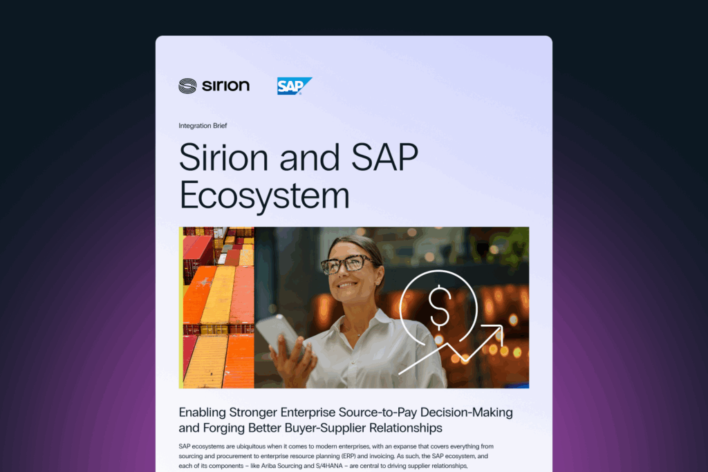 Sirion CLM ERP Integration with SAP Ecosystem